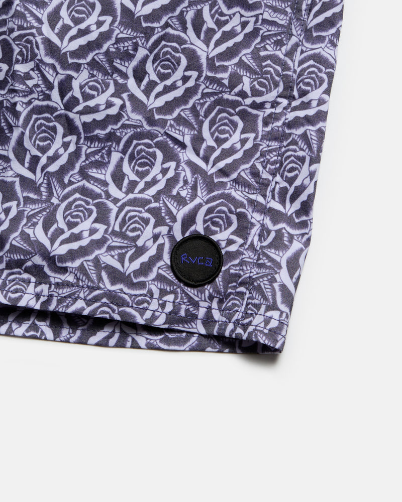 Barba Roses Elastic 17" Swim Trunk - RVCA
