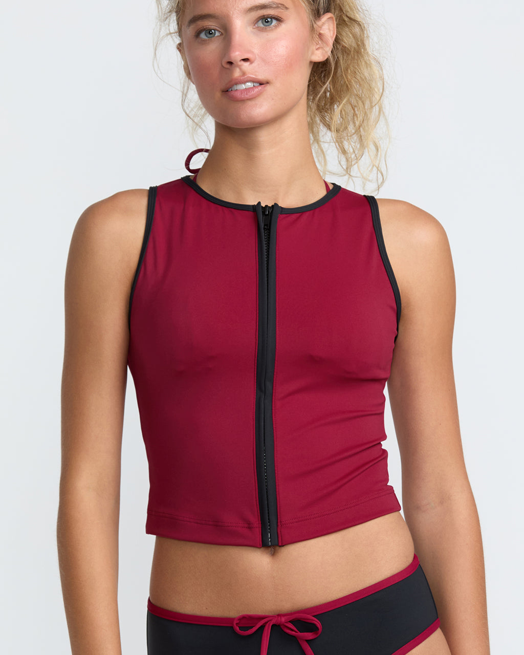 RVCA x Alexis Ren Zip Up Tank - RVCA